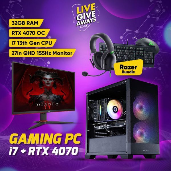 Diablo IV Edition Core i7 13th Gen Gaming PC Bundle with RTX 4070 ...