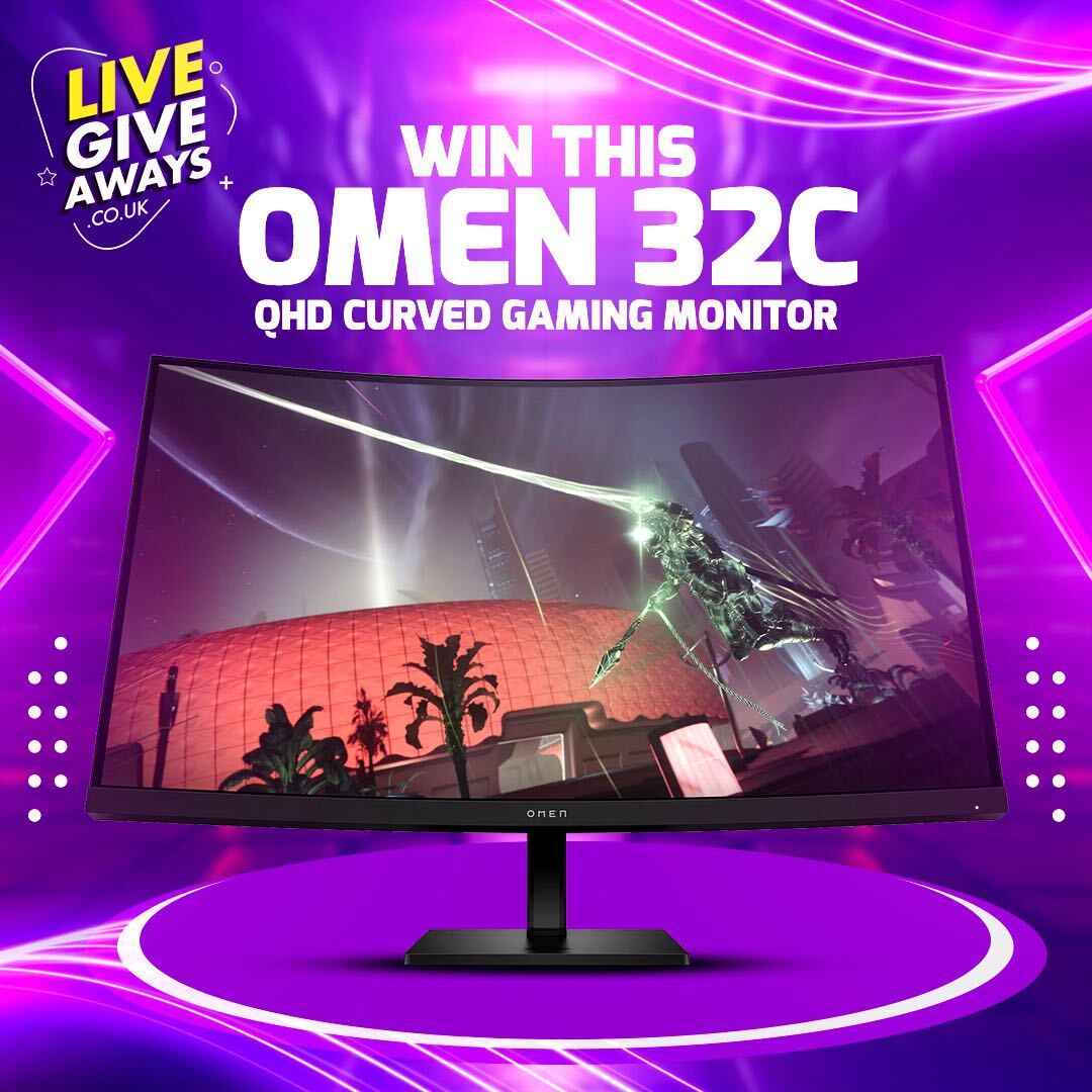 HP OMEN 32c QHD 1440p Curved Gaming Monitor, 1ms response / 165Hz ...