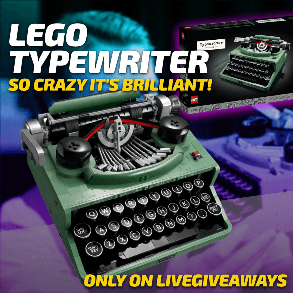 LEGO Ideas Typewriter – Model 21327 – Live Giveaways
