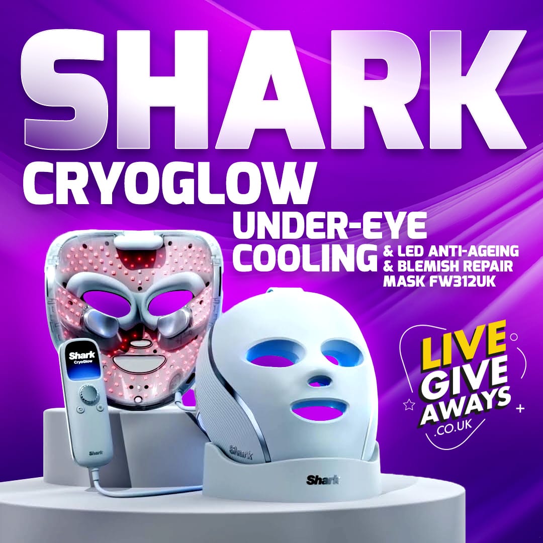 SHARK FW312UK CryoGlow Under-Eye Cooling LED Anti-Ageing & Blemish ...