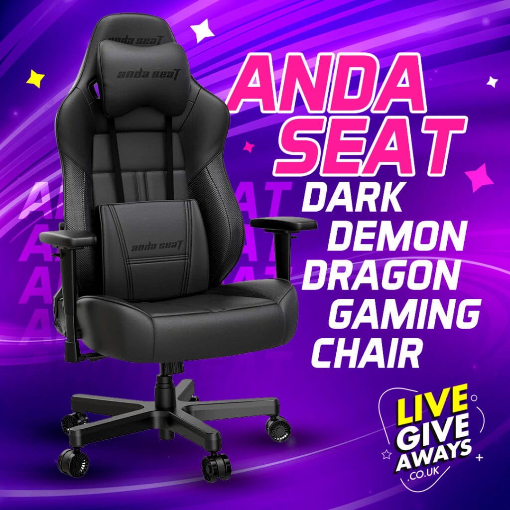 anda seaT Dark Demon Dragon Gaming Chair – Live Giveaways