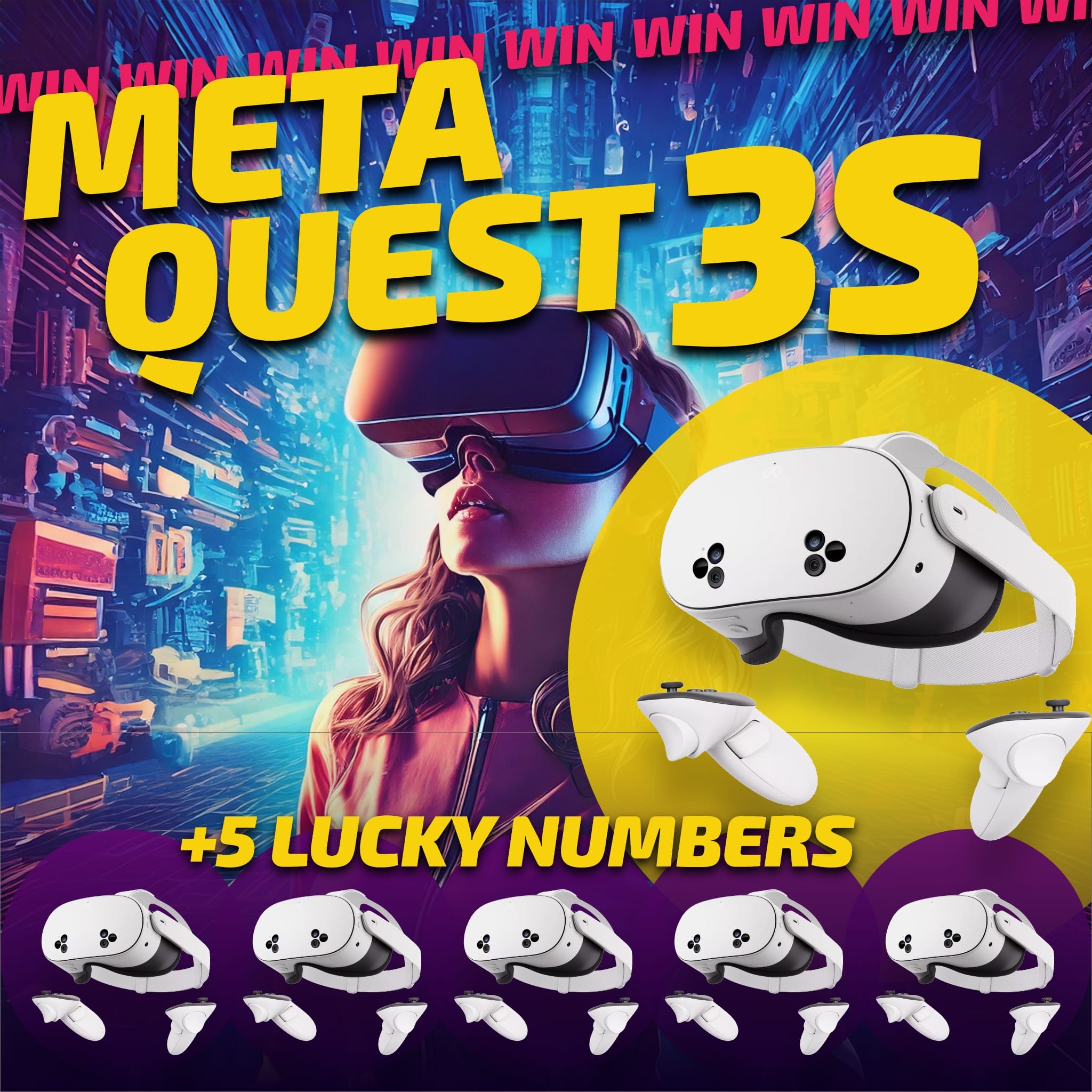 Meta Quest 3S VR and Controllers + Batman: Arkham Shadow Bundle + 5 ...