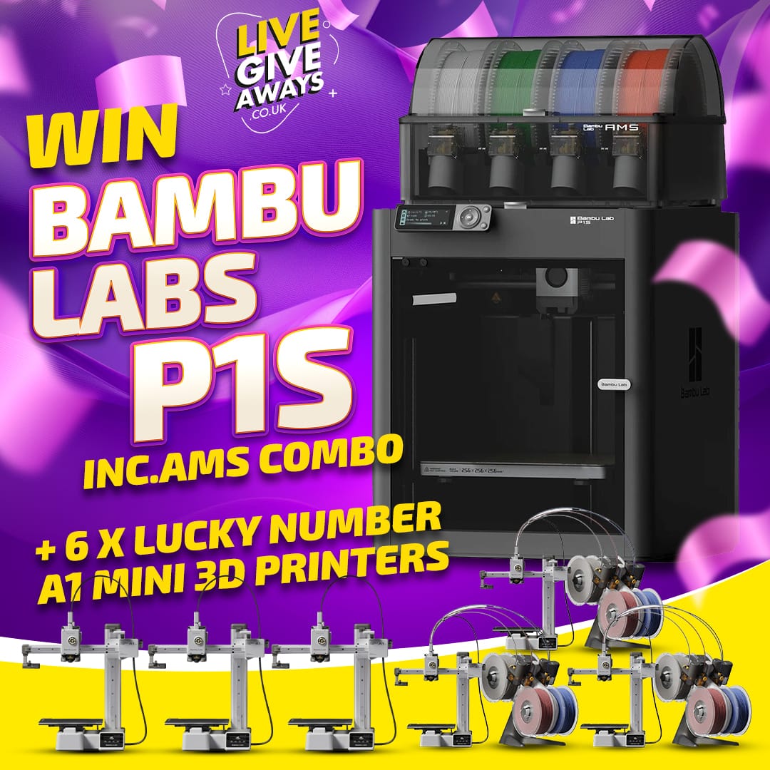 Bambu Labs P1S with AMS + 6 x Lucky Number A1 mini 3D Printers – Live ...