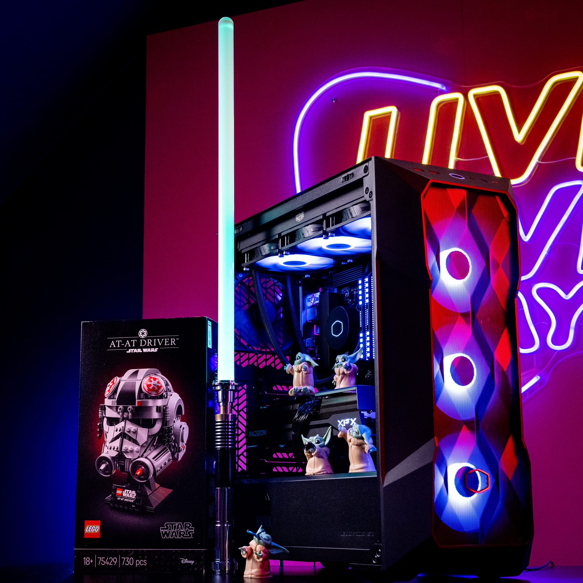 Order of the Jedi Edition: 9800X3D RX 9070 XT Gaming PC Battle Station ...