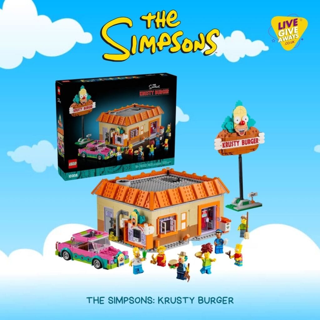 The Simpsons: Krusty Burger – Model 10352 🍔 – Live Giveaways