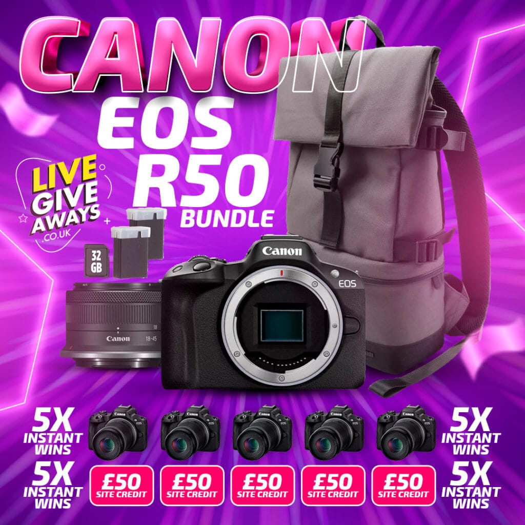 Canon EOS R50 Mirrorless Camera Bundle (RF-S 18-45mm F4.5-6.3 IS STM Lens + Backpack + SD Card ...